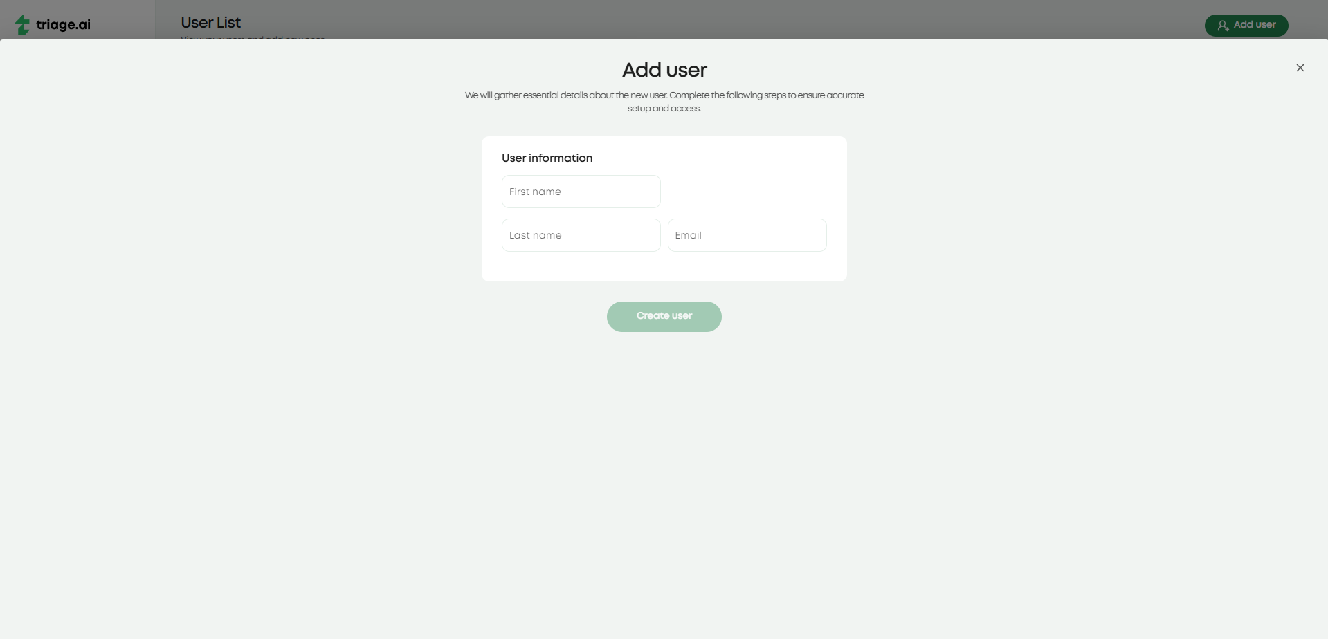 User Guide — triage.ai 0.1.0 documentation